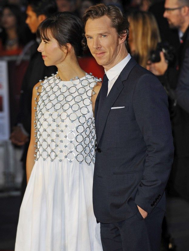 Johnny Depp z Amber Heard i Benedict Cumberbatch z żoną na premierze ...