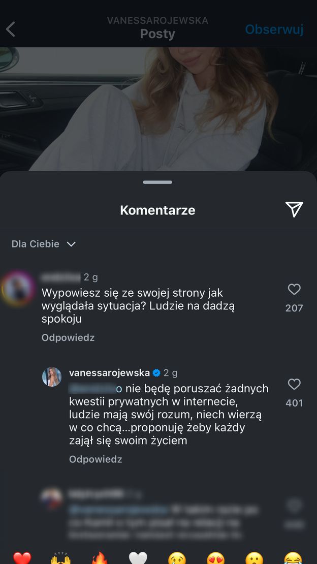 Po raz pierwszy zabrała głos po aferze z Nicolą Zalewskim. Co za słowa ...