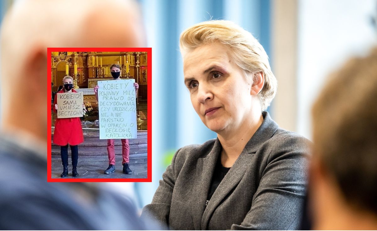 Scheuring-Wielgus zakłóciła mszę. Sąd zdecydował - WP Wiadomości
