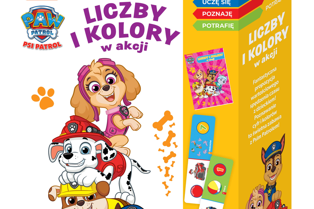 Psi Patrol. Psi Patrol. Liczby i kolory w akcji. - książka - WP Książki