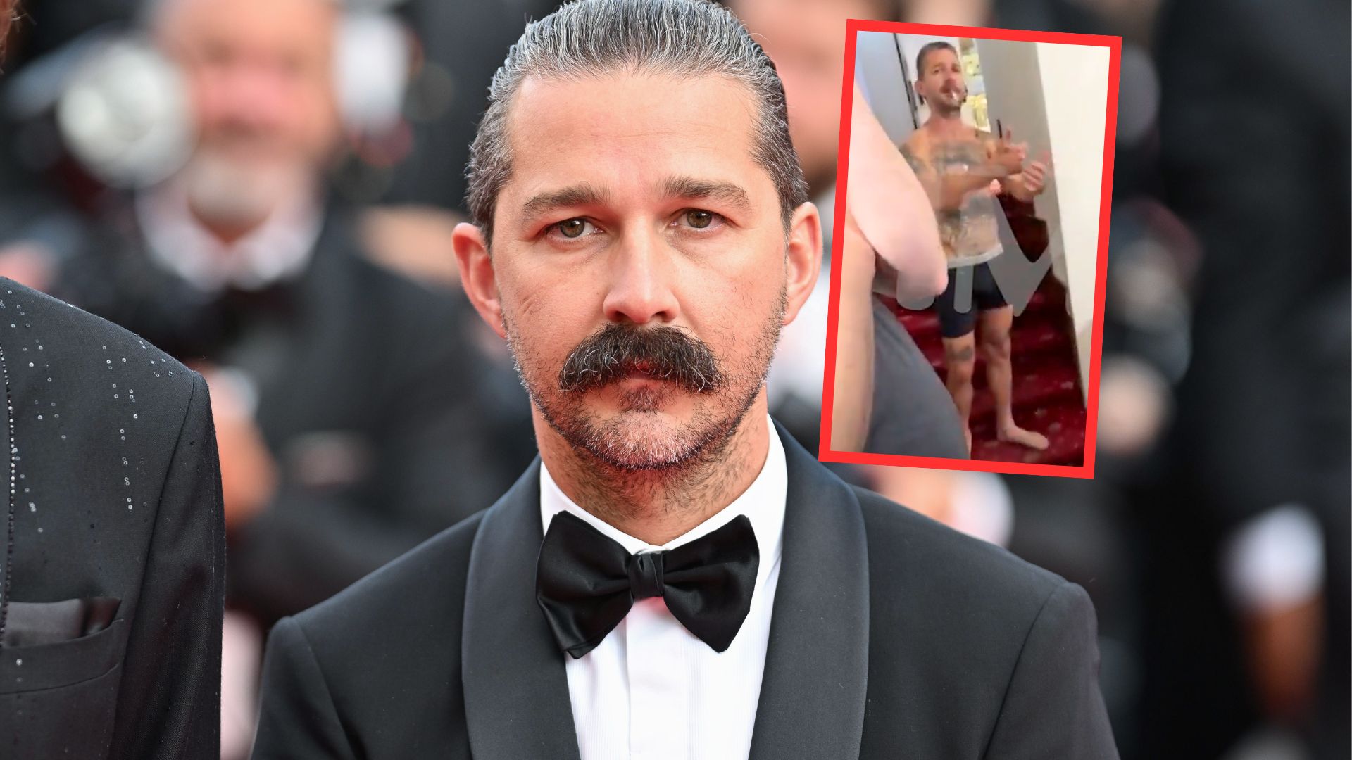 Shia LaBeouf półnagi w amoku. Awantura w europejskim hotelu