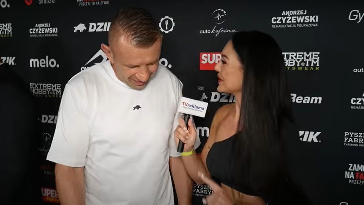 Adamek naprawdę to powiedział. "Miałaś wtedy krótką spódnicę"