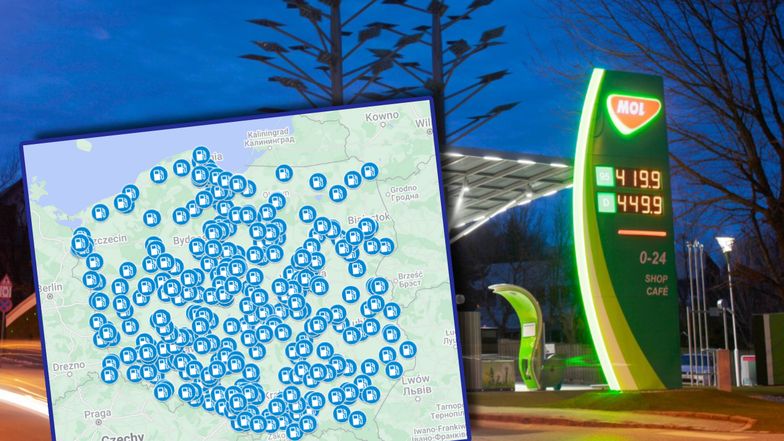 Pełna lista stacji MOL w Polsce. 417 punktów Lotosu przejdzie ...
