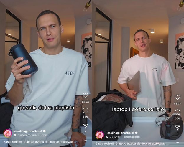 Ukochany Gilon pokazał, co spakował na porodówkę. Nie uwierzycie - Pudelek