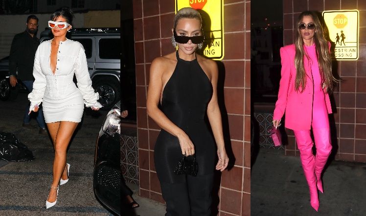 Kardashianki w PEŁNYM SKŁADZIE wspierają Kylie na premierze nowej linii ...