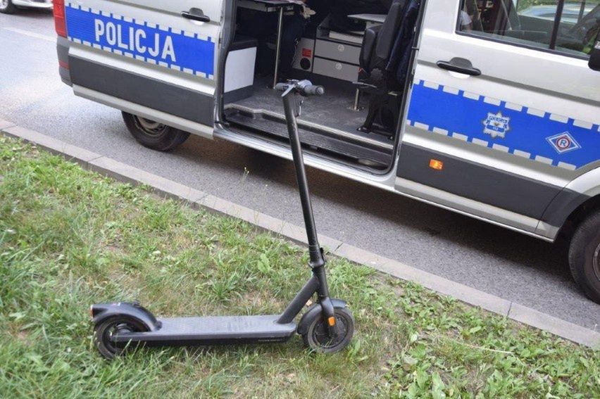 Kompletnie pijana nastolatka na hulajnodze. Miała prawie 2 promile - WP Wiadomości