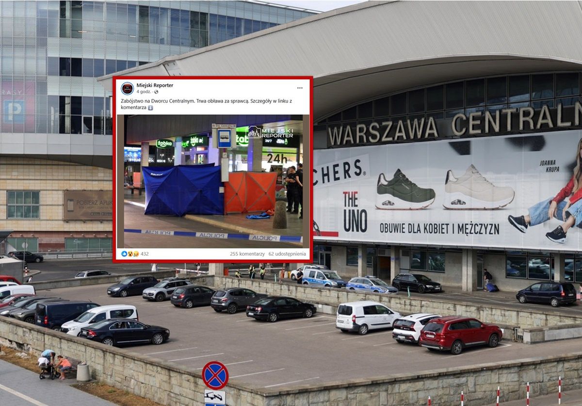 Morderstwo na Dworcu Centralnym. Sprawca w rękach policji