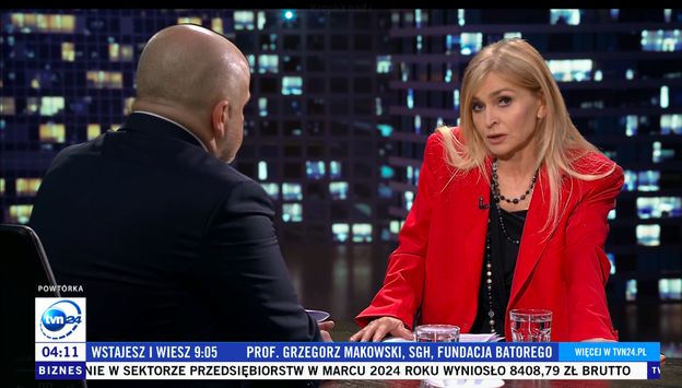 Myśleli, że to koniec programu. Nagle Olejnik zwróciła się do Kamińskiego - Pudelek