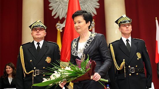 Gronkiewicz-Waltz zaprzysiężona na prezydenta Warszawy