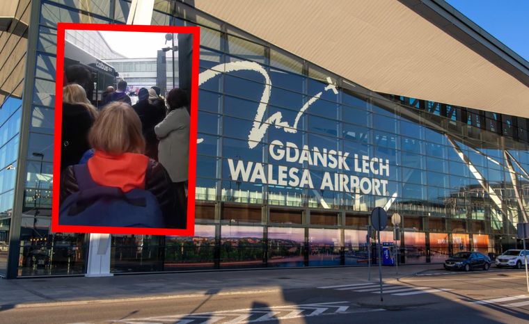 Ewakuacja na lotnisku w Gdańsku. Pojawił się dym