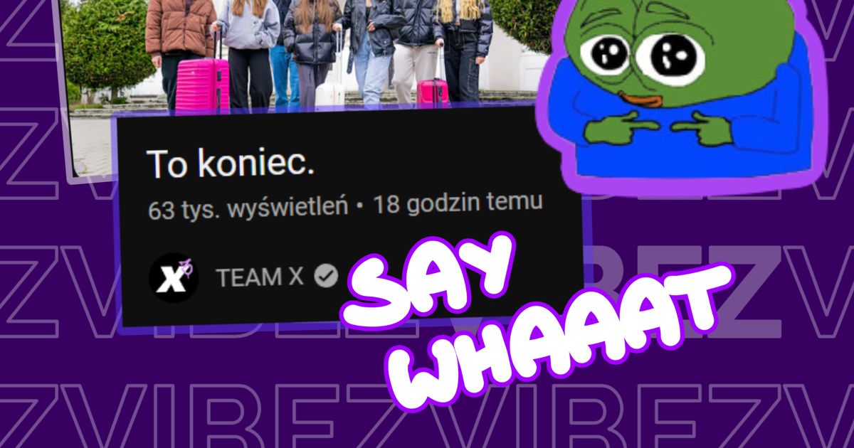 Team X3 ogłosił swój koniec. Czy będzie Team X4? - Vibez