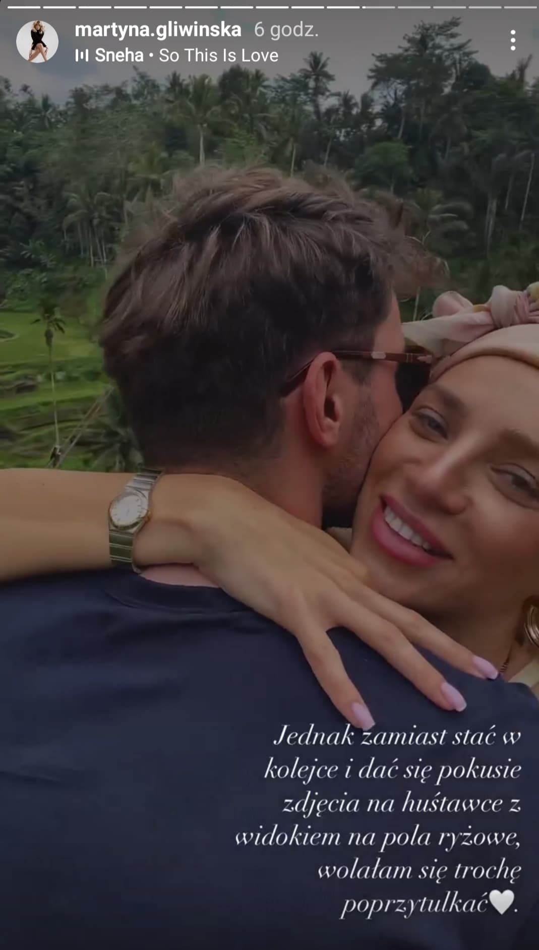 Martyna Gliwińska z nowym partnerem w czułych uściskach na Bali. 2 ...