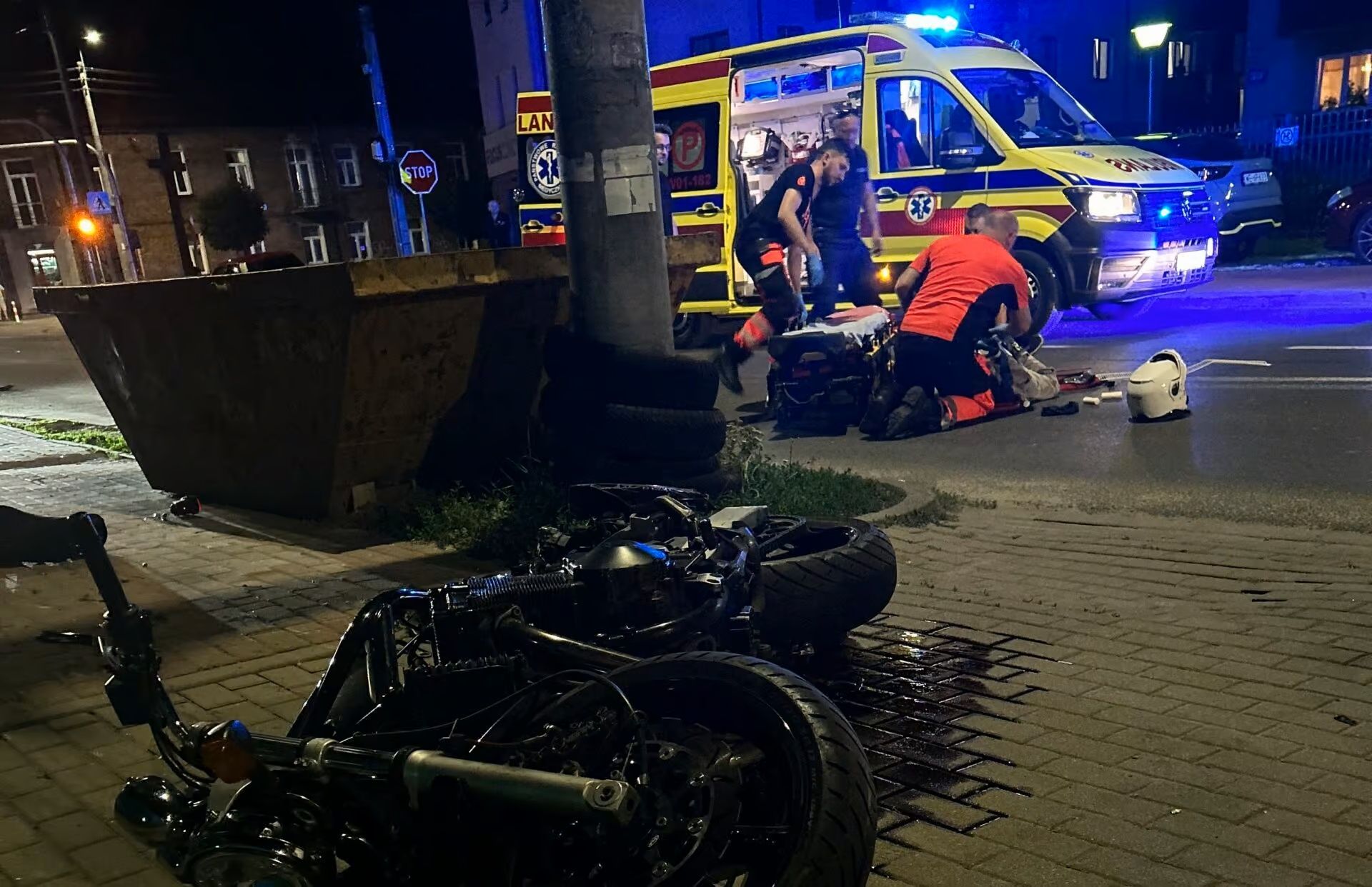 Tak wyglądał wypadek Macieja Mindaka. Był w stanie krytycznym