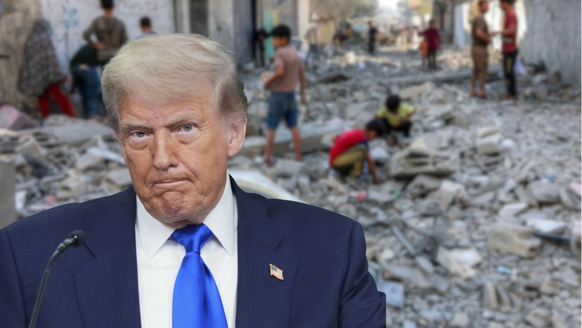 Trump o zawieszeniu broni w Strefie Gazy