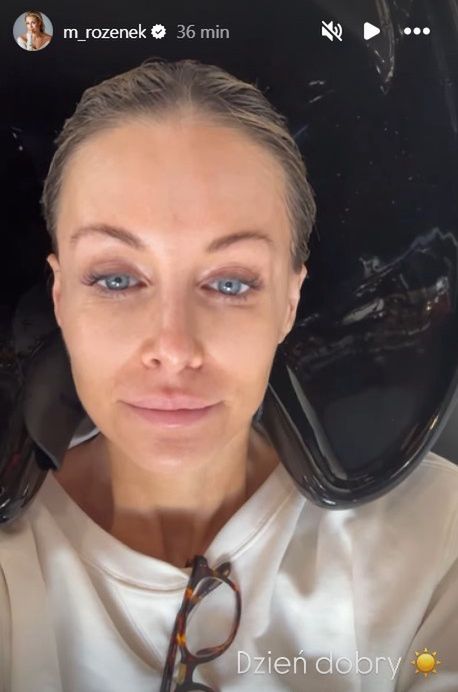 "Nowa twarz" Rozenek o poranku . Tak wygląda bez makijażu - Pudelek