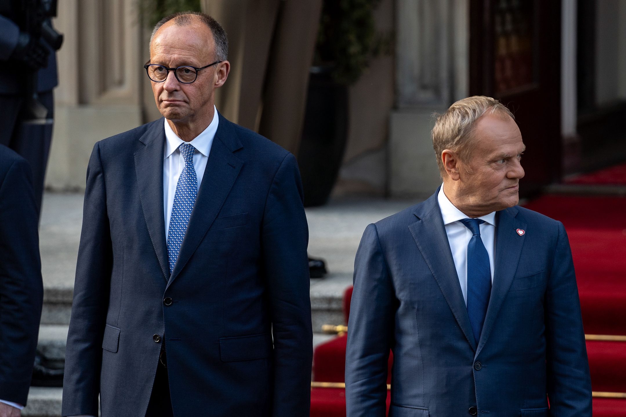 Niemiecka prasa: Tusk pokazał Merzowi granice