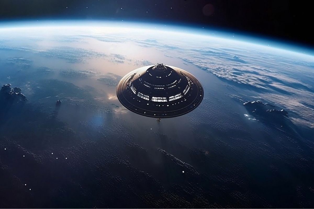 Lądowisko dla UFO? Tajemnicza konstrukcja na Dolnym Śląsku przyciąga gapiów