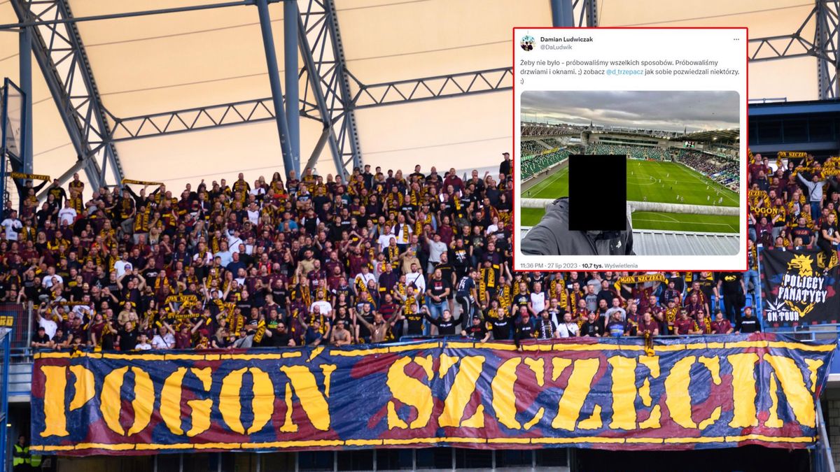 Polak potrafi. Zobacz, co zrobił kibic Pogoni w Belfaście