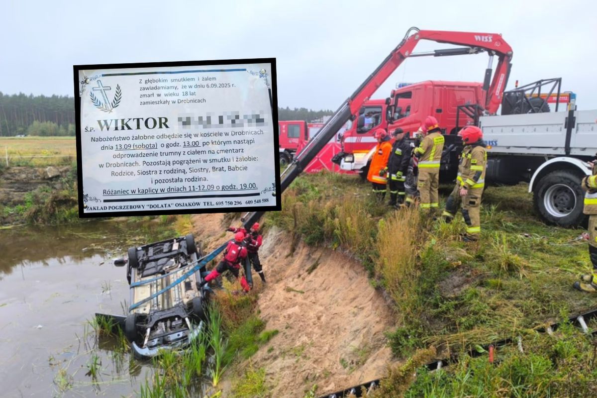 Ciała druhów OSP w stawie. W sobotę pogrzeb 18-letniego Wiktora