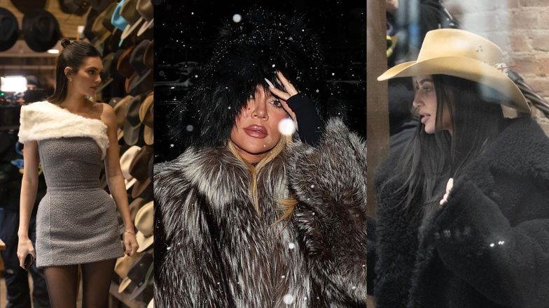Kardashianki bawią się w Aspen. W tle afera o futro! - Pudelek
