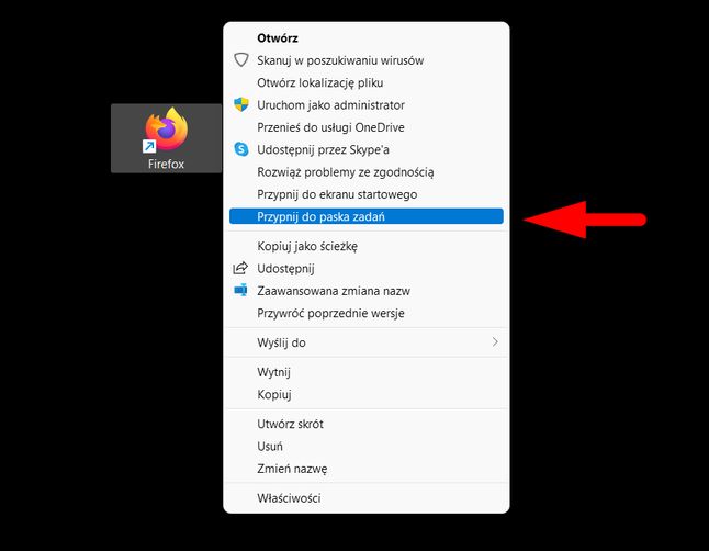 Windows 11: jak dodać skrót do paska zadań?