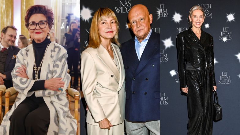 Odmieniony Jan Frycz pozuje z młodszą żoną - Pudelek