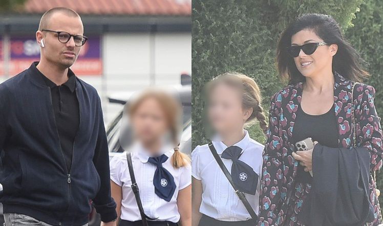 Hakiel i Cichopek "przyłapani" przed szkołą. Spójrzcie na miny - Pudelek