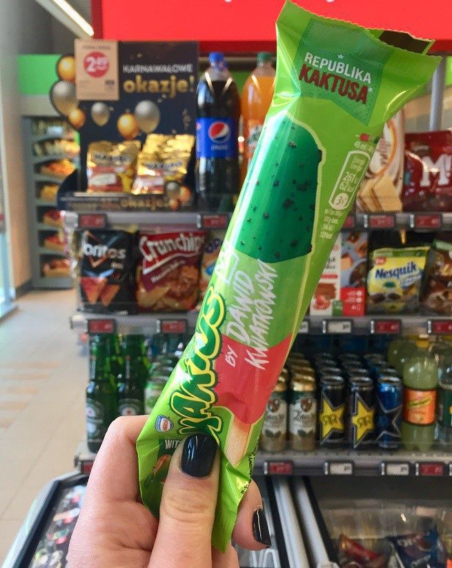 Lody Kaktus by Dawid Kwiatkowski można kupić tylko w sklepach Żabka