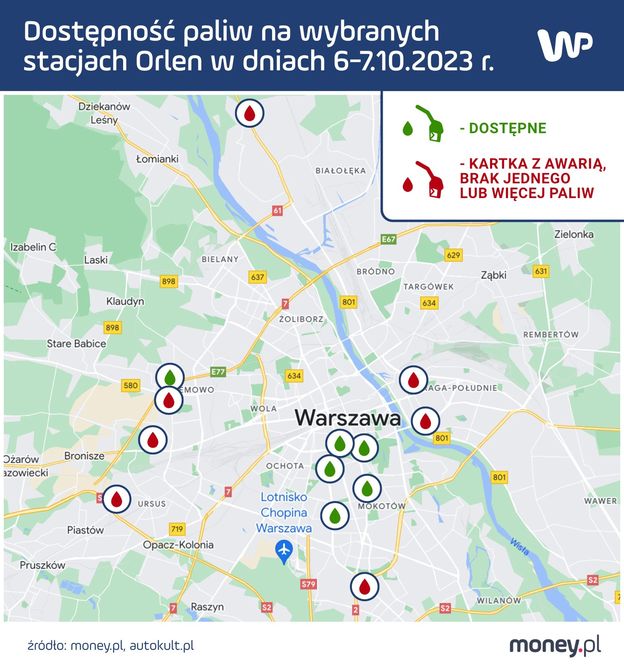 Sprawdziliśmy "awarie" na stacjach Orlenu. Ich skala jest niepokojąca - Money.pl