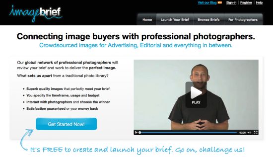ImageBrief - sprzedaj zdjęcia na internetowej giełdzie