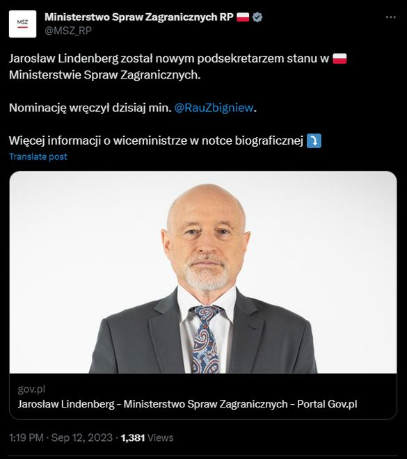 Afera wizowa. Nowy wiceminister. Zastąpi Wawrzyka - WP Wiadomości