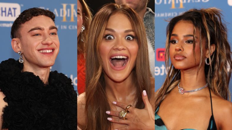 Gwiazdy na MTV EMA 2024: pierzasta Rita Ora z głębokim dekoltem - Pudelek