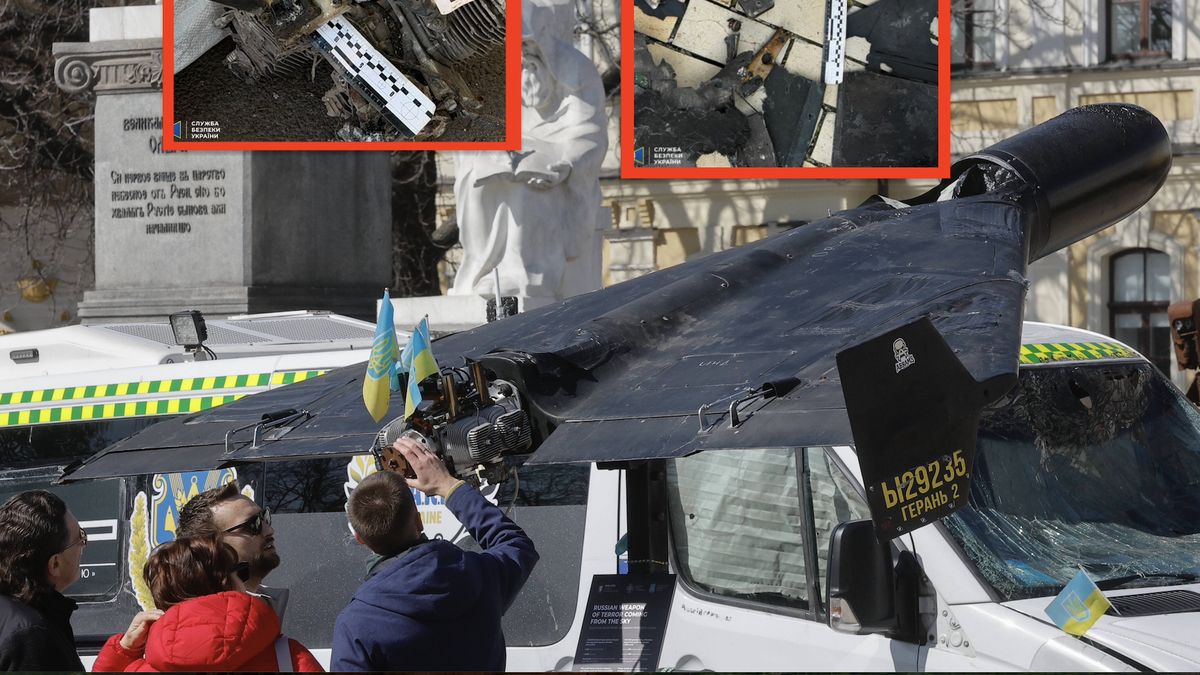 Atak na Ławrę w Kijowie. SBU pokazała szczątki rosyjskiego drona