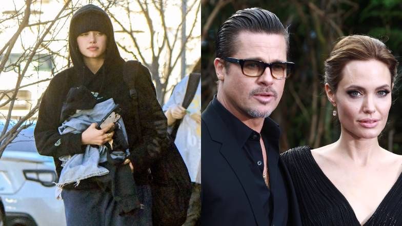 Dresiara Shiloh zmierza na zajęcia taneczne. Podobna do Angeliny Jolie ...