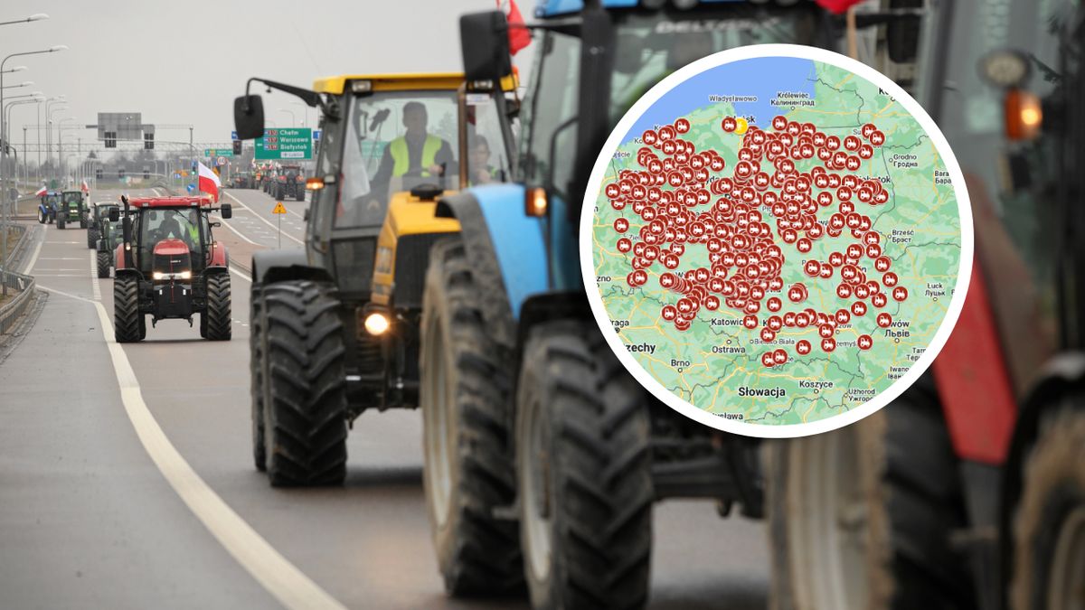 Strajk rolników. 20 marca odetną dojeżdżających, ma zaboleć [MAPA ...