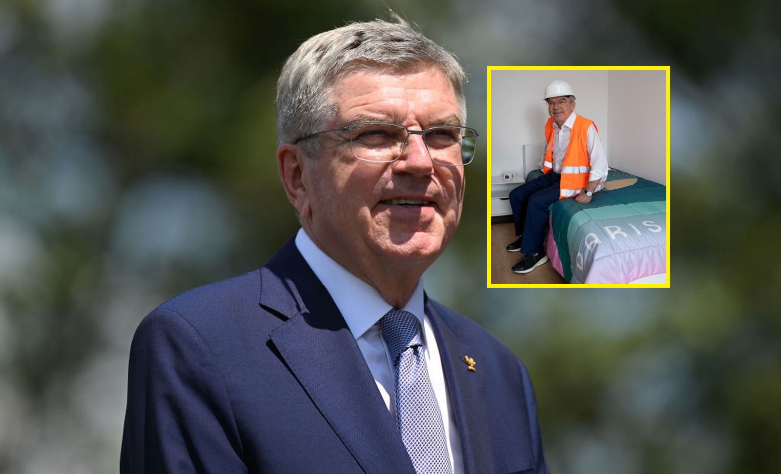 Szef MKOl w wiosce olimpijskiej. Jedno ze zdjęć to hit - WP SportoweFakty