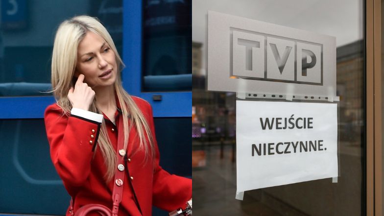 Policja zatrzymała Ogórek pod TVP Info. Ujawnia, co się dzieje - Pudelek