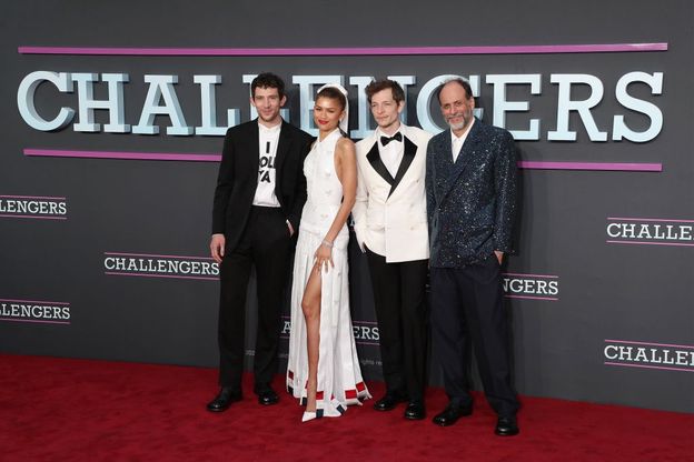 Zendaya na premierze "Challengers" w Londynie. Błyszczała w białej ...