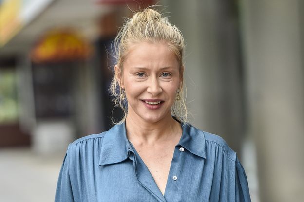 Naturalna Katarzyna Warnke przybywa do "Dzień Dobry TVN" z Piotrem ...