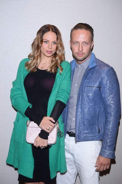 Magdalena Modra z mężem - Magdalena Modra w prześwitującej sukience ...