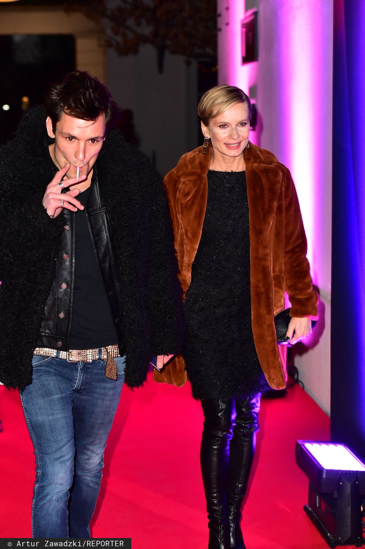 Cielecka i Gelner na imprezie TVN-u. Rzadko kiedy pojawiają się razem