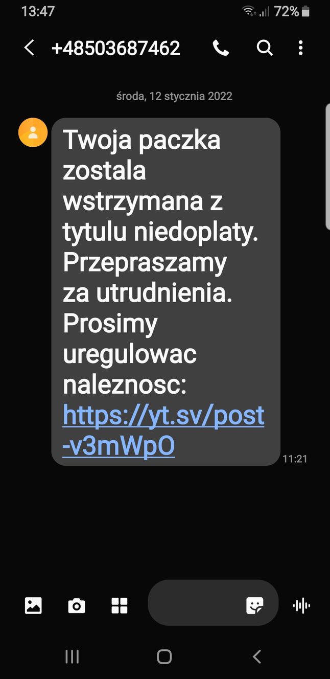5 SMS-ów od oszustów. Nie reaguj i od razu usuwaj