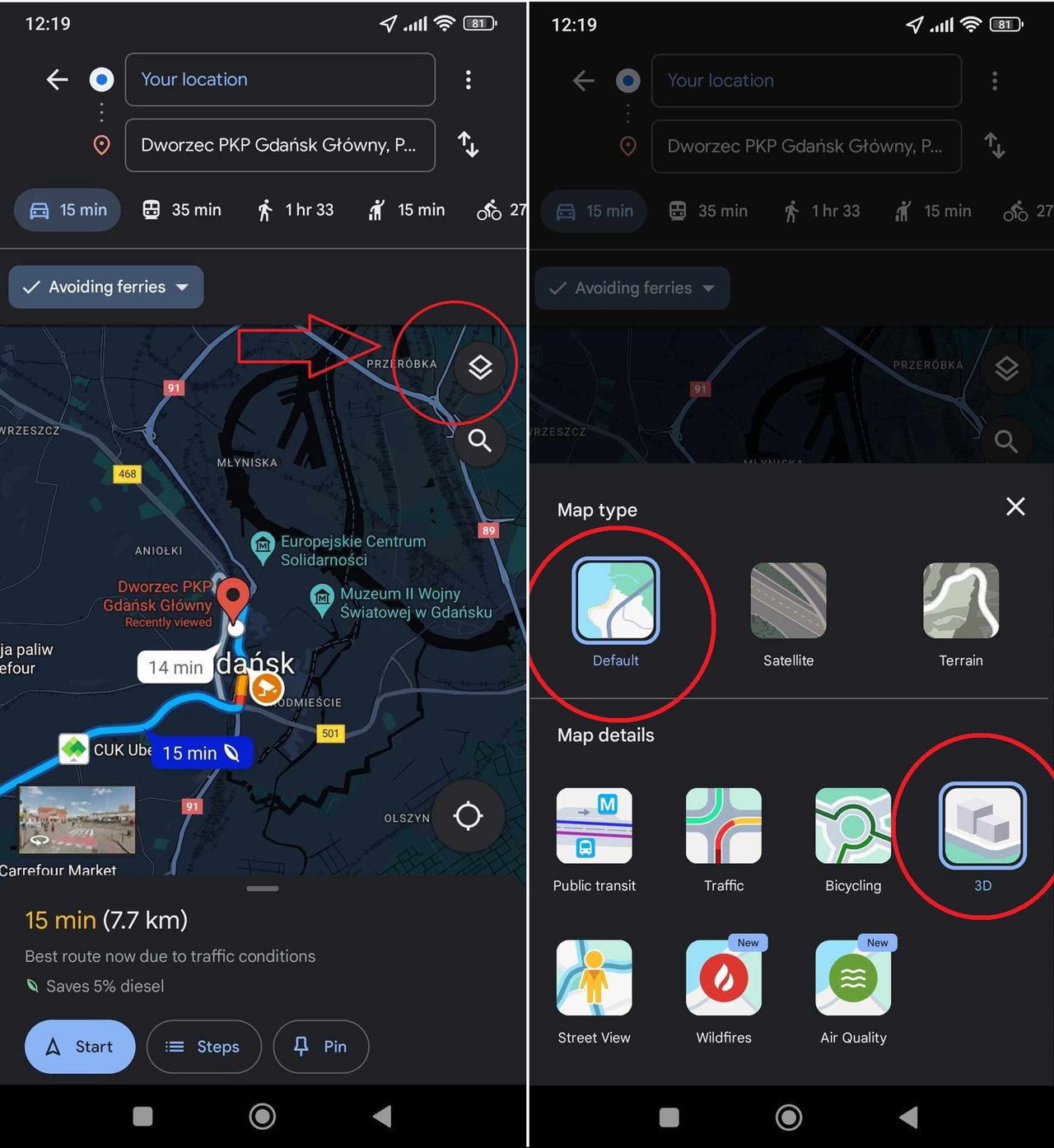 Nowy widok w Google Maps. Wreszcie trafił do Polski Nowy widok w Google Maps. Wreszcie trafił do Polski