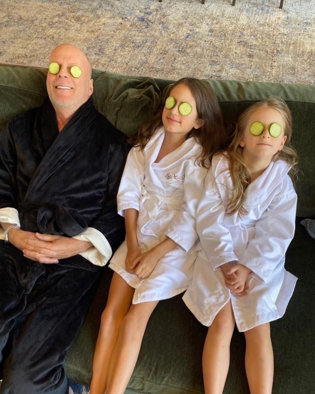 Demi Moore oraz żona Bruce'a Willisa złożyły mu życzenia z okazji Dnia ...
