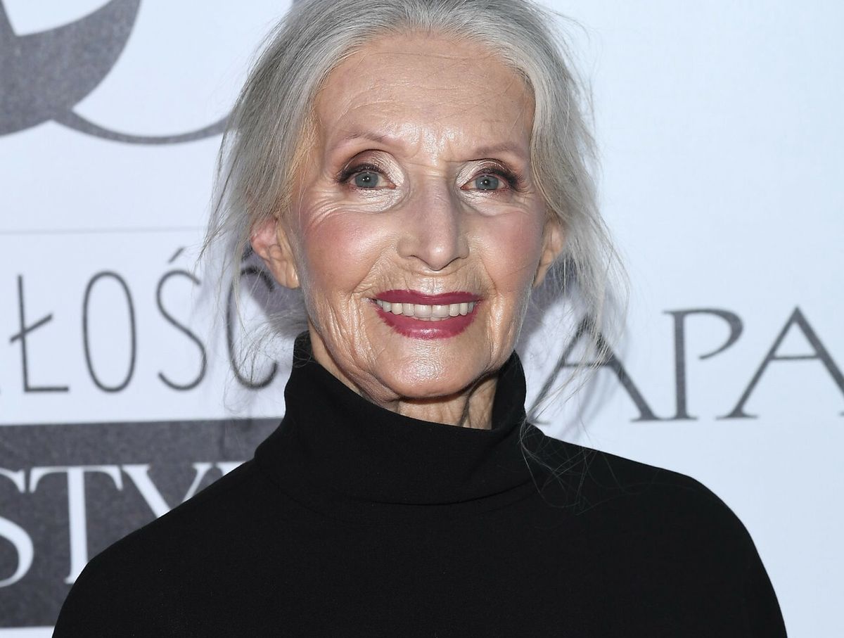 89-letnia Norowicz zachwyciła na planie. Od sukni trudno oderwać wzrok ...