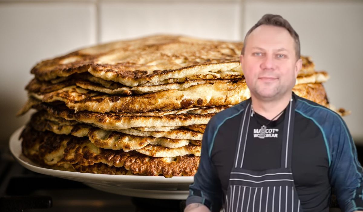 Tomasz Strzelczyk zawsze dodaje ten składnik do naleśników. Wychodzą ...