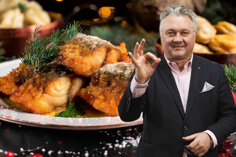 Robert Sowa poleca patent na soczystego karpia. Nie smaży go tuż przed ...