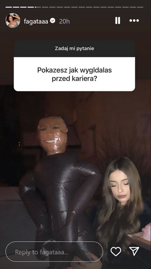 Fagata pokazała zdjęcie sprzed lat. Nie do wiary, jak wyglądała - Pudelek