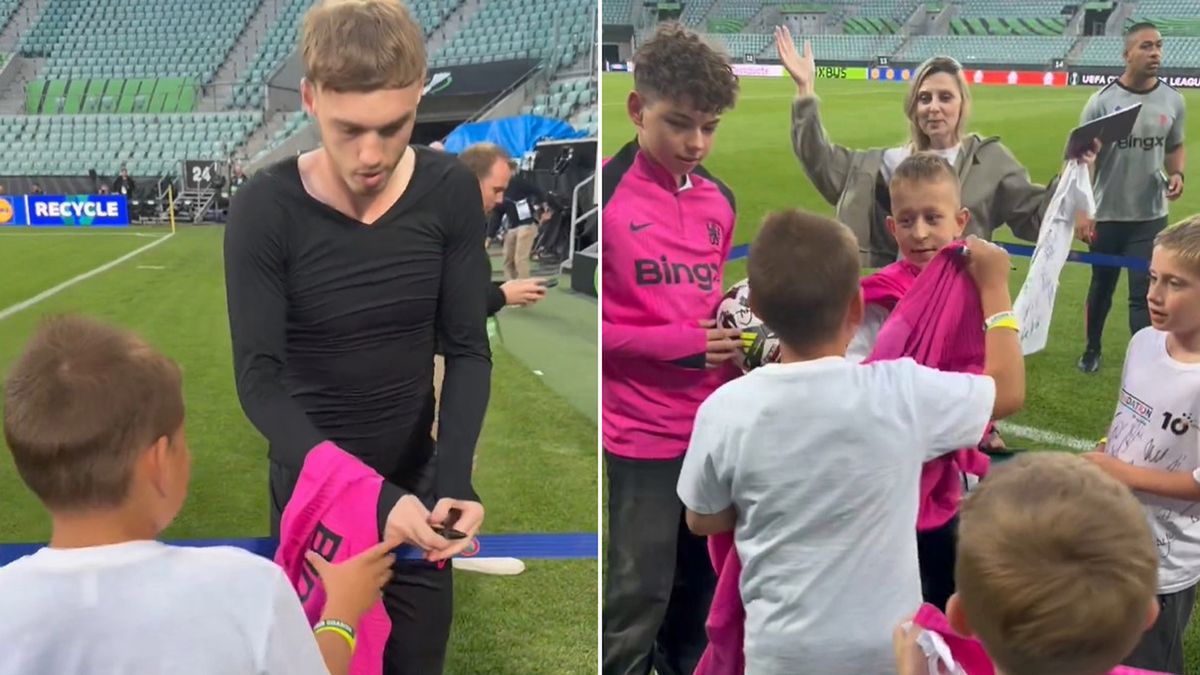 Cole Palmer sprawił prezent kibicowi. Wprawił go w euforię