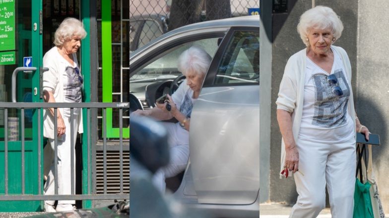 Krystyna Loska wciąż kieruje autem. Tak obecnie wygląda legenda TVP - Pudelek